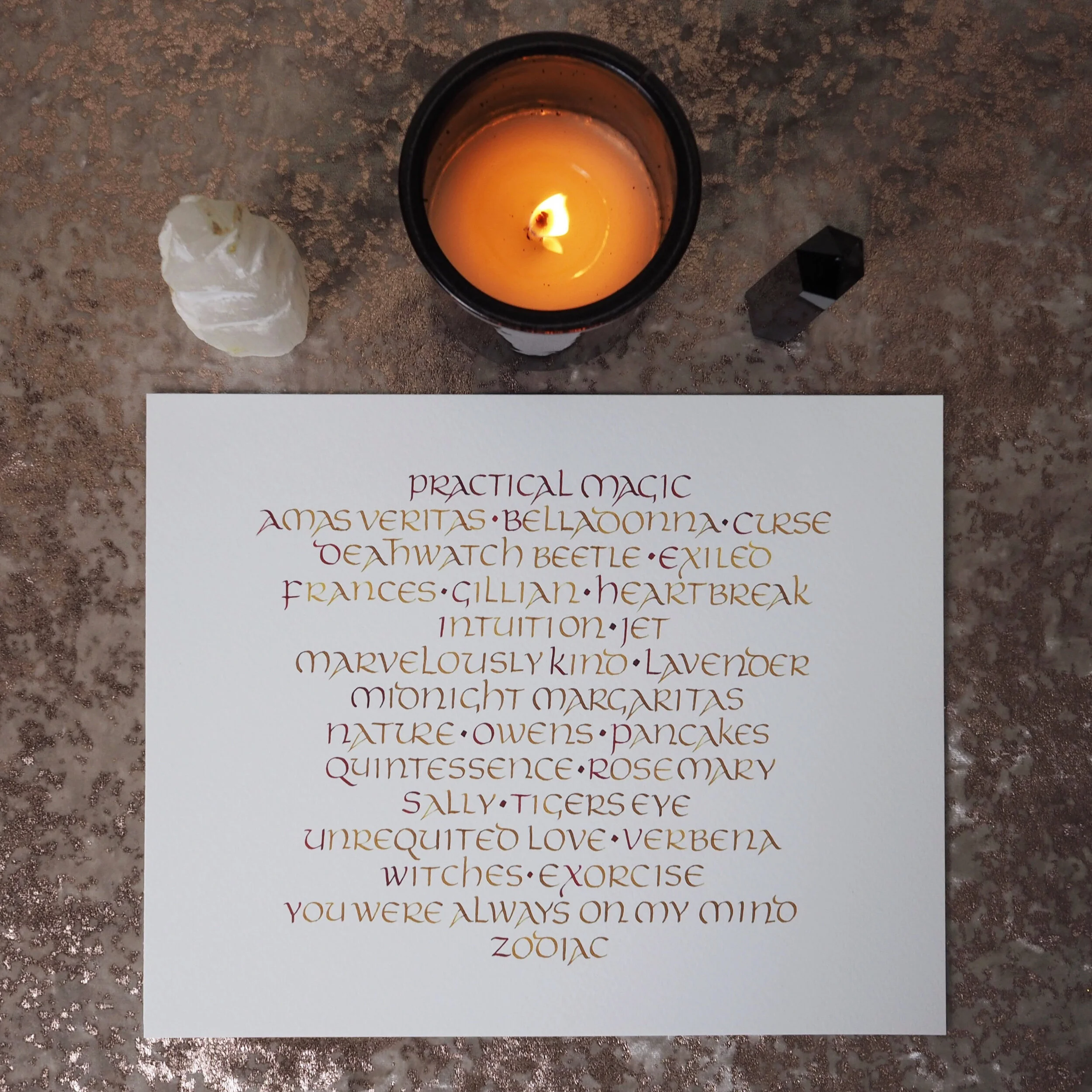 Shop Personalized Unique Gifts Calligrapher Artist Boise Idaho — Cosmic ...