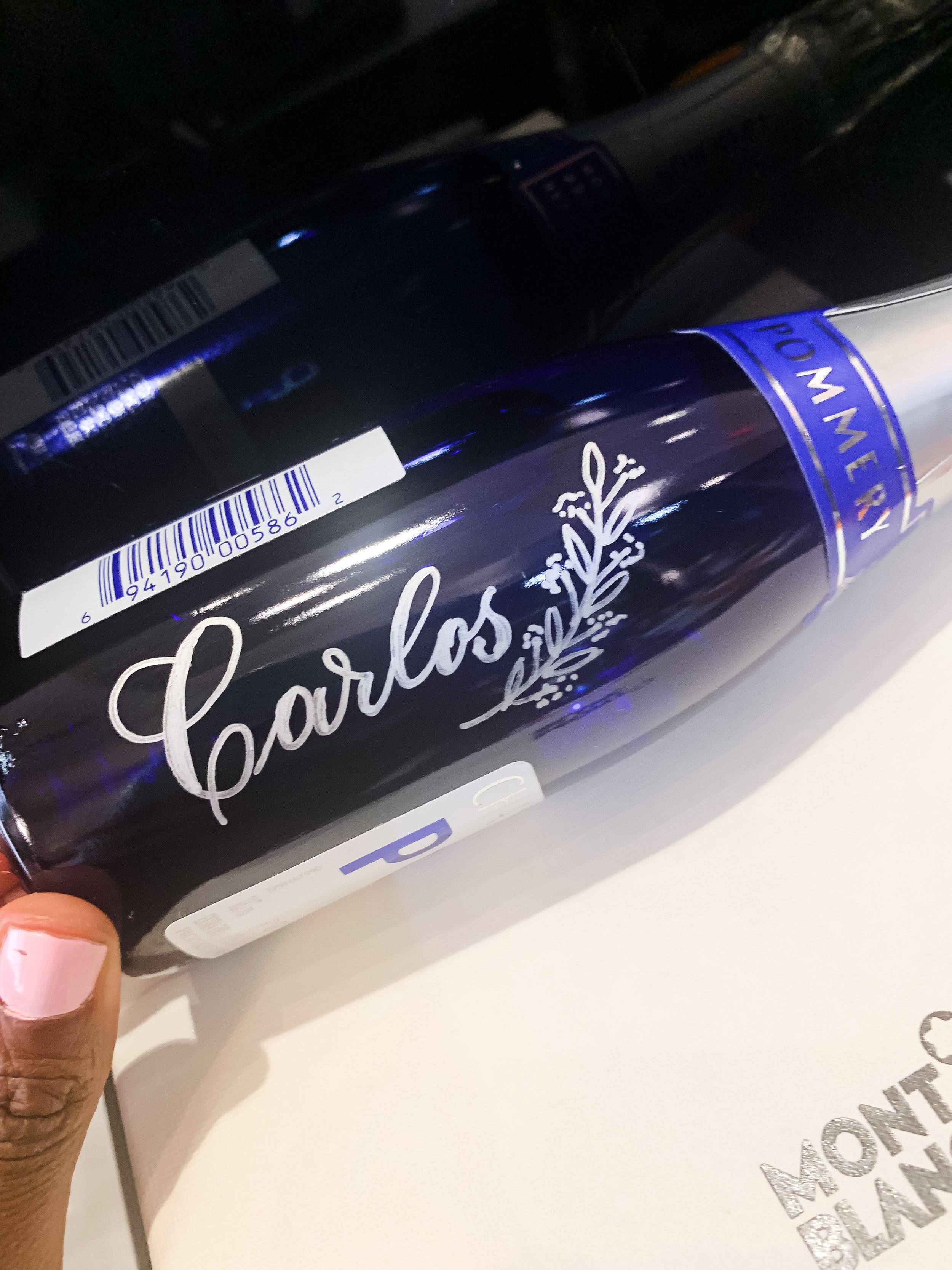 Personalizing Champagne Bottles, Luggage Tags, Heat Foiling & Debossing ...