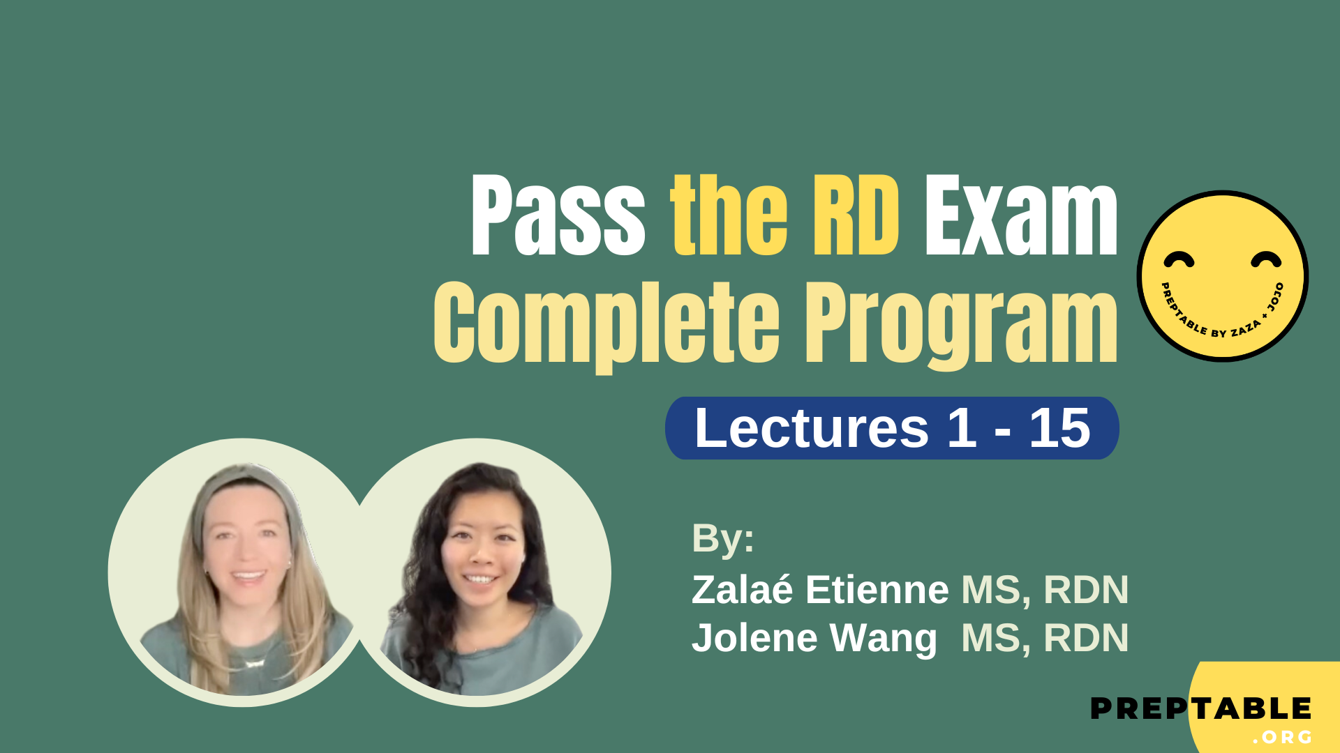 RD Exam Domain Overview — PrepTable — Pass the RD Exam with 2 Dietitians