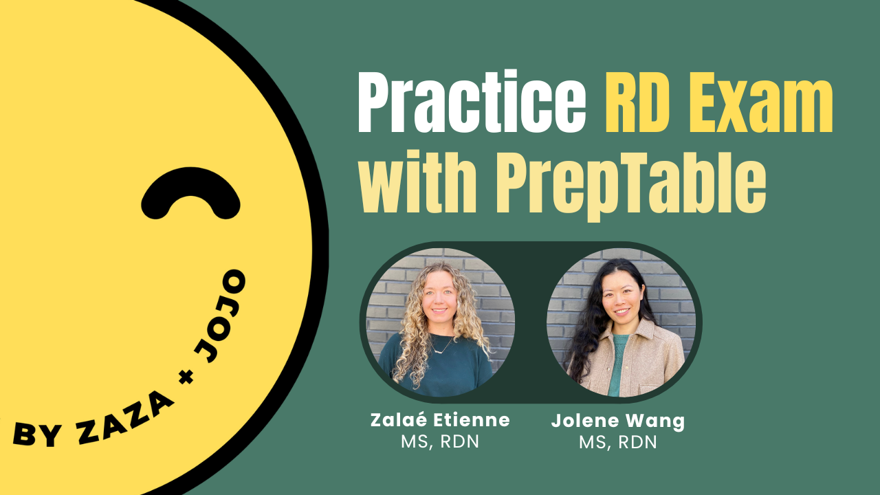 RD Exam Live Study Sessions | Dates & Times — PrepTable — Pass the RD ...
