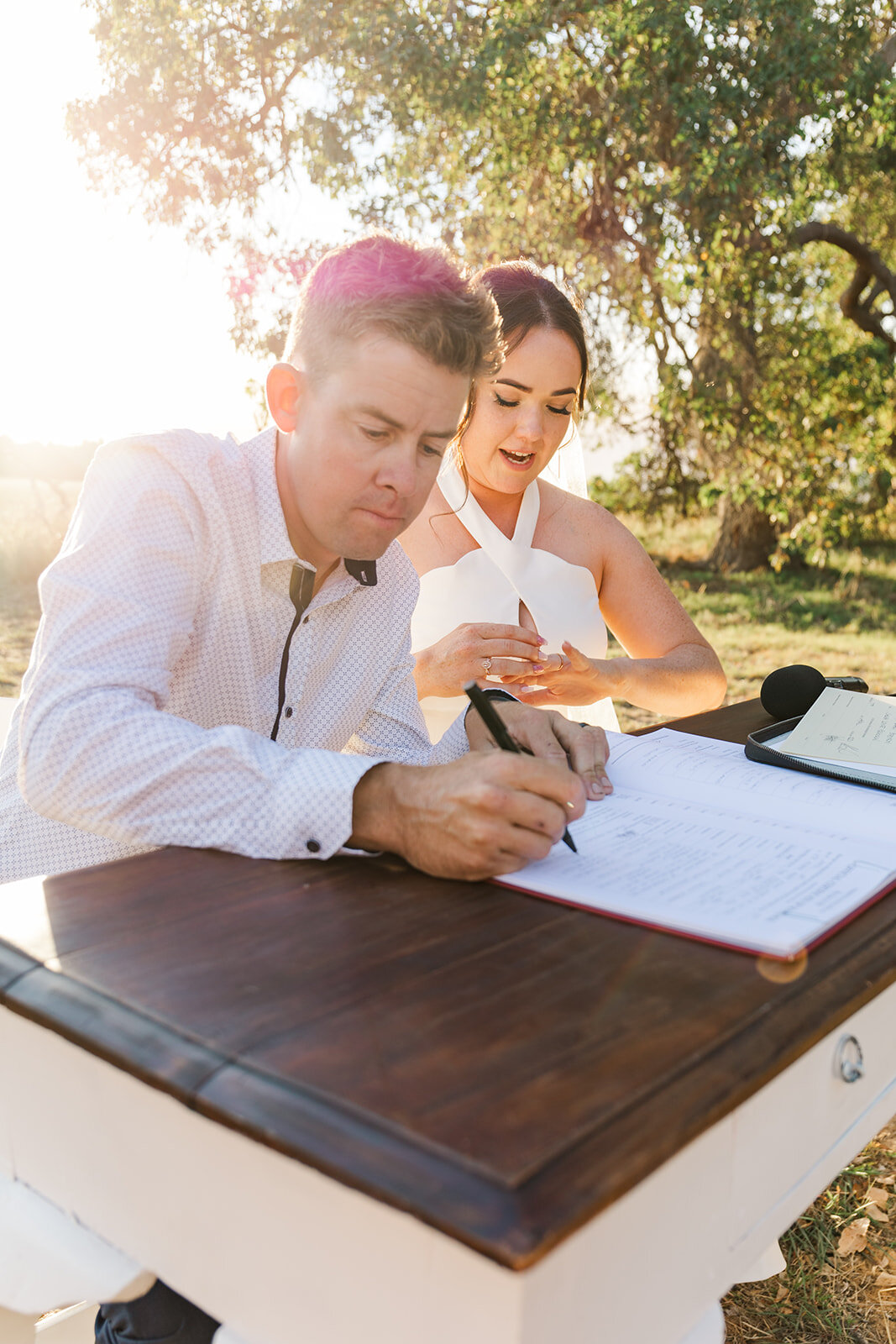Real Wedding | Gareth + Sarah, Perry’s Paddock — Dear Romance | Wedding ...