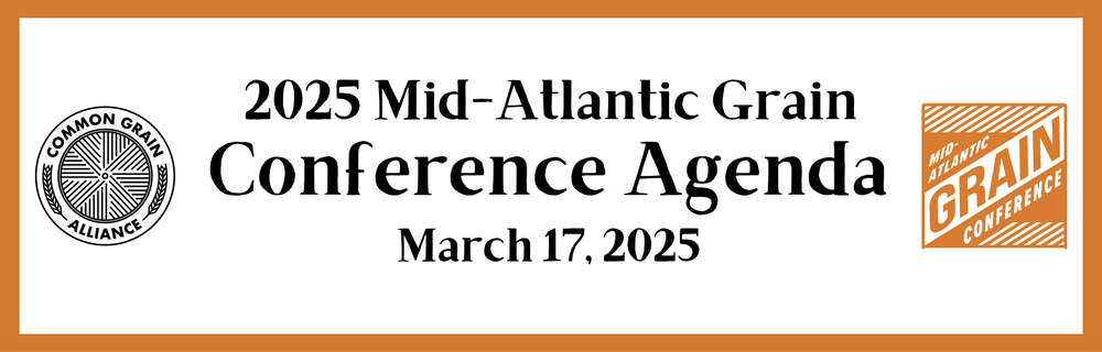 Conference Agenda — Common Grain Alliance