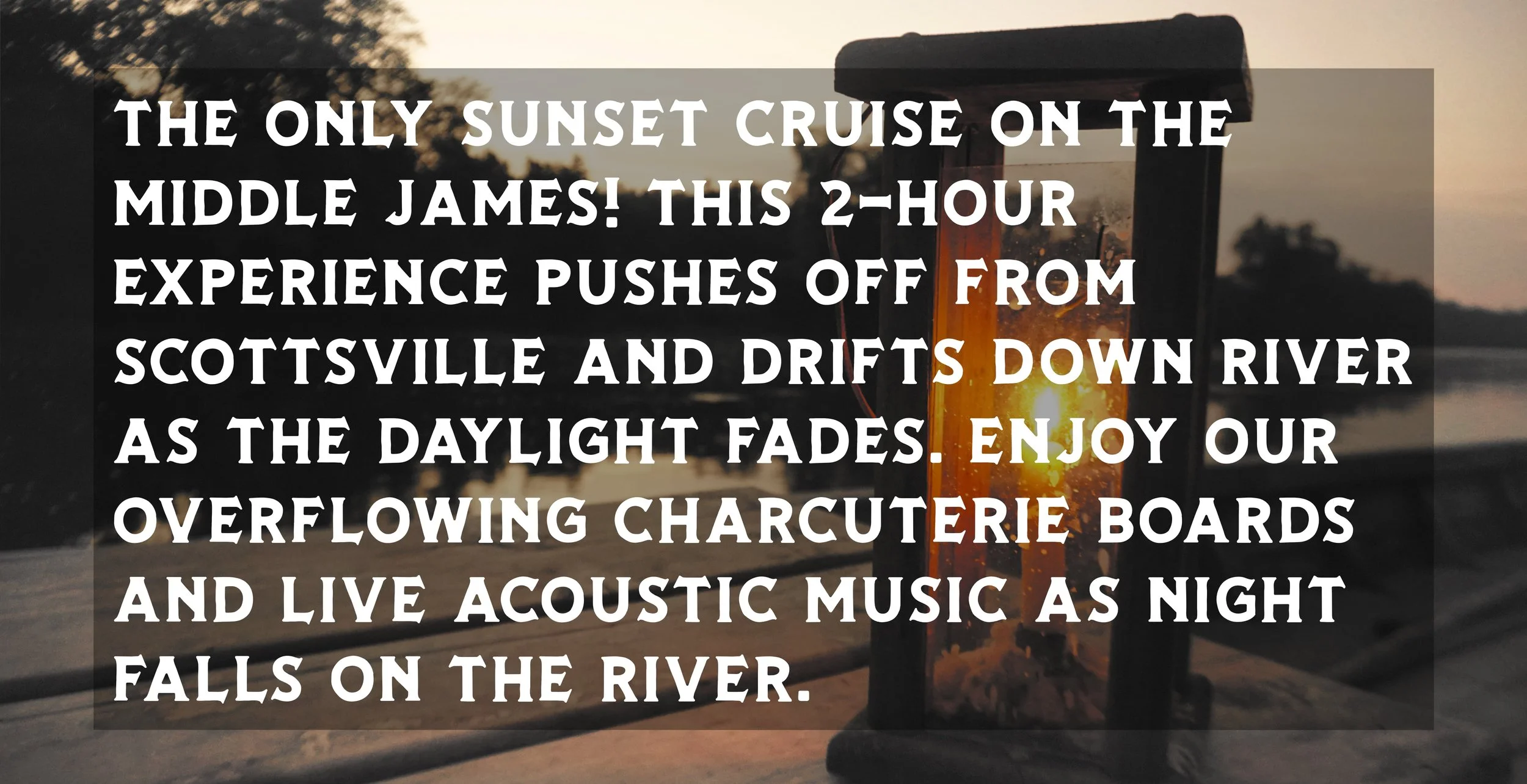 Batteau Sunset Cruise (Boat Cruise on the James River) — James River ...