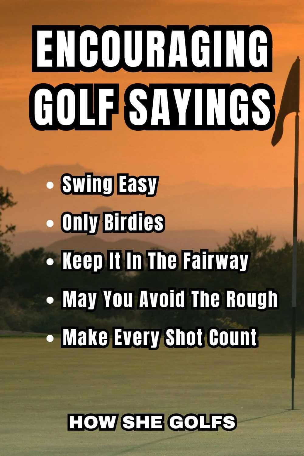 26 Different Golf Sayings For Good Luck