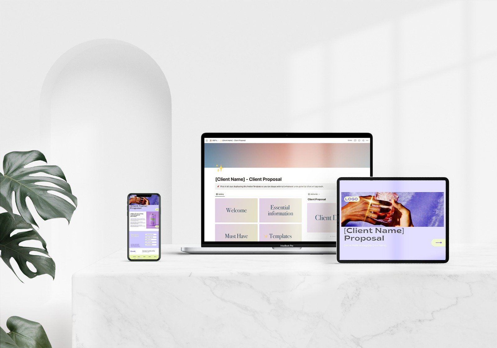 Easy client winning proposal template — THE LORA STUDIO - Your Design ...