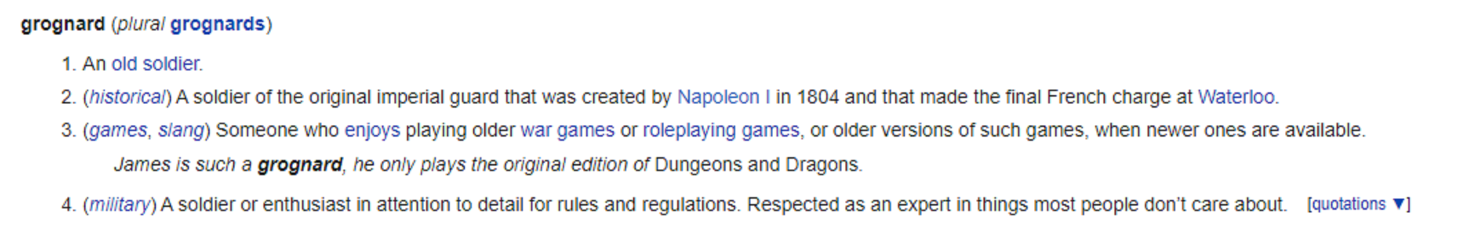What is a "Grognard"? — Drunkards and Dragons