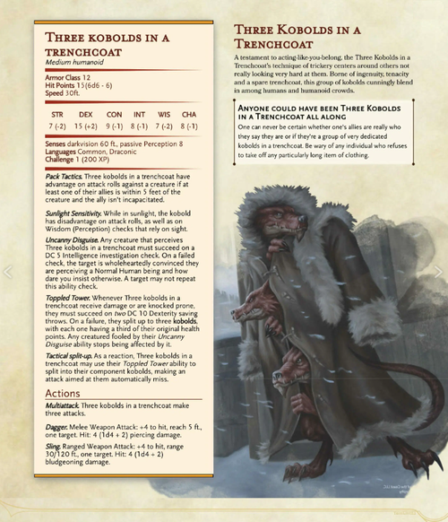 D&D invades the modern world - Three Kobolds in a Trenchcoat ...