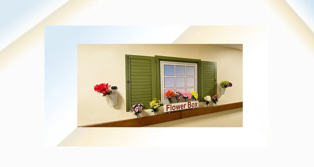 Window wraps for Hallways in Memory Care — Creative Art Co