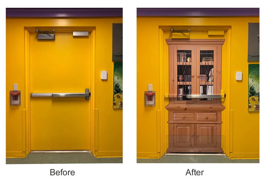 Exit Diversion - Door disguises for single doors in alzheimer care ...