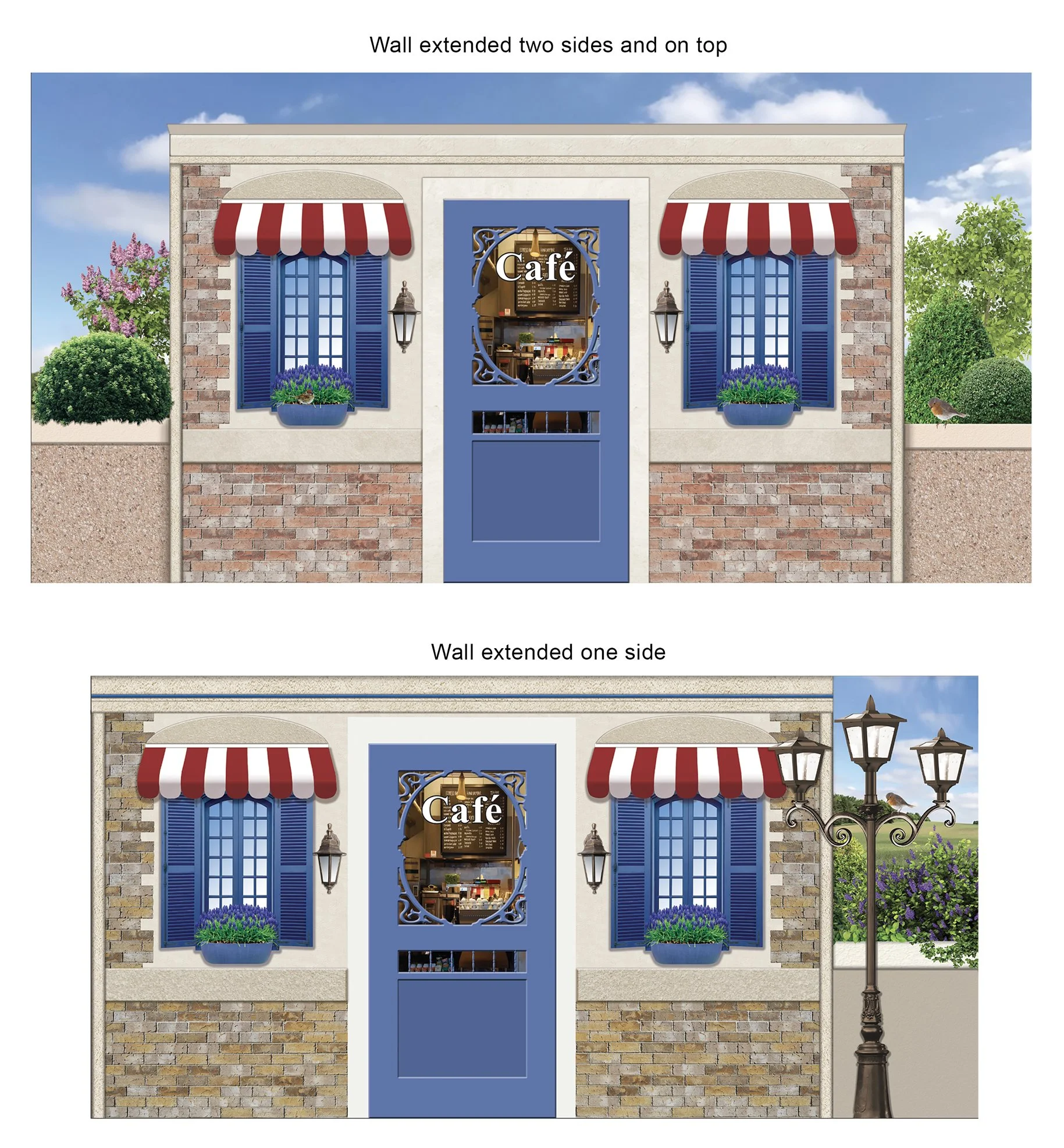 Café Backdrop — Creative Art Co