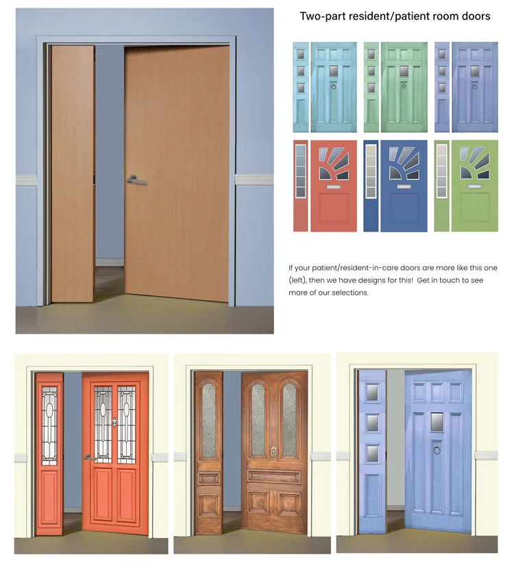 Resident "Front Doors" for alzheimer or memory care homes — Creative Art Co
