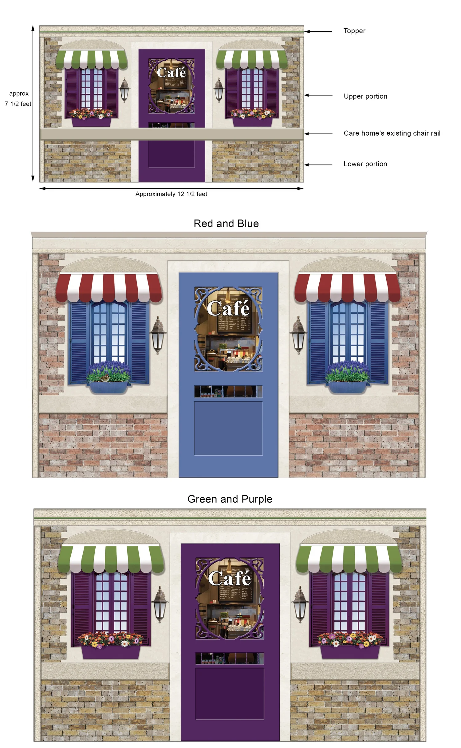 Café Backdrop — Creative Art Co