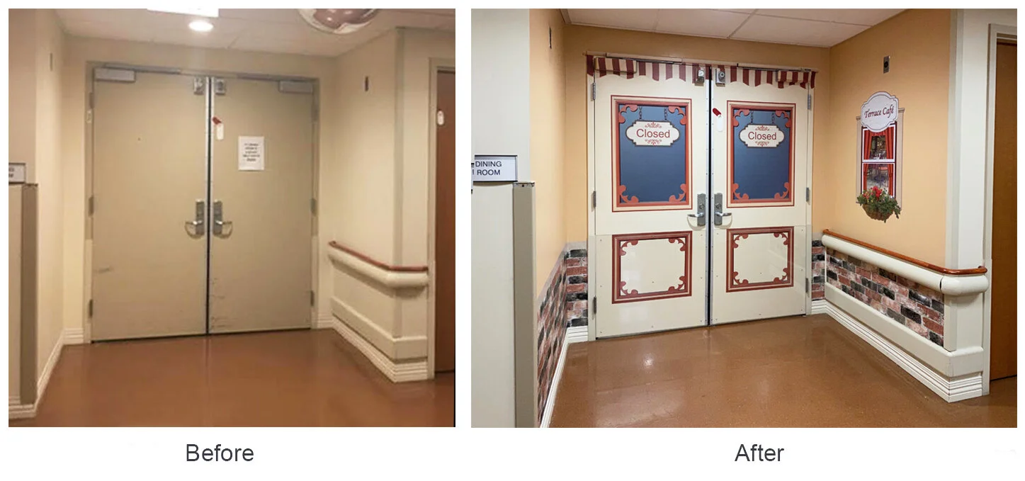 Entranceways to Long Term Care Floors and Dining Areas — Creative Art Co