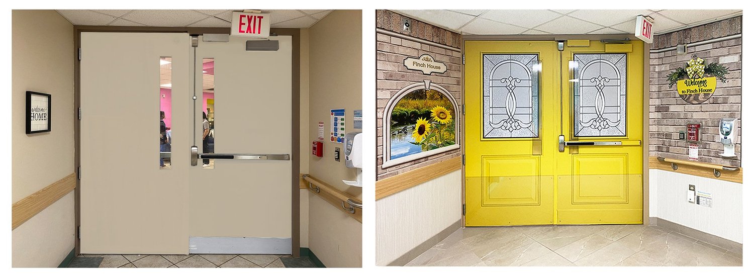 Entranceways to Long Term Care Floors and Dining Areas — Creative Art Co