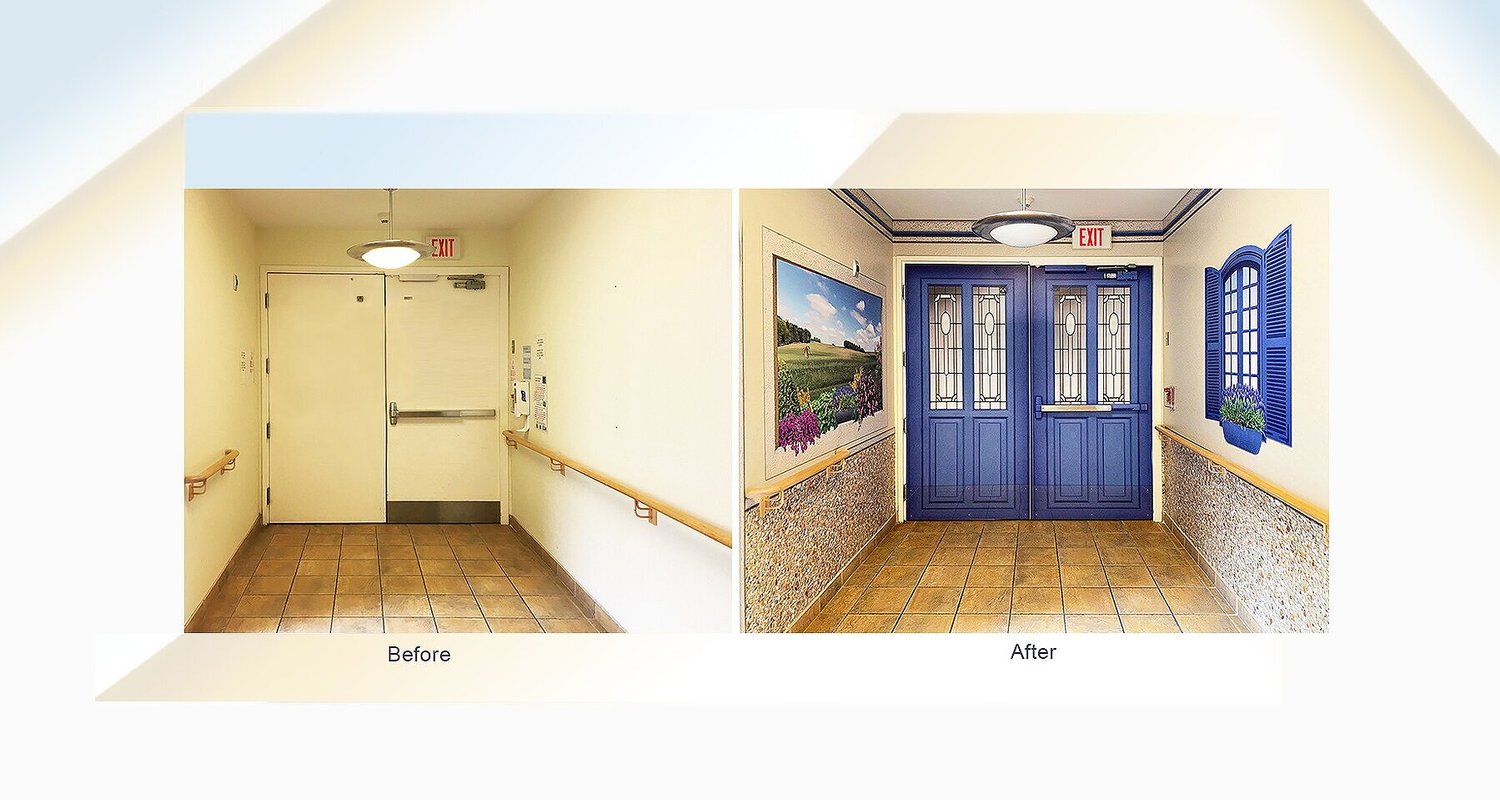 Entranceways to Long Term Care Floors and Dining Areas — Creative Art Co