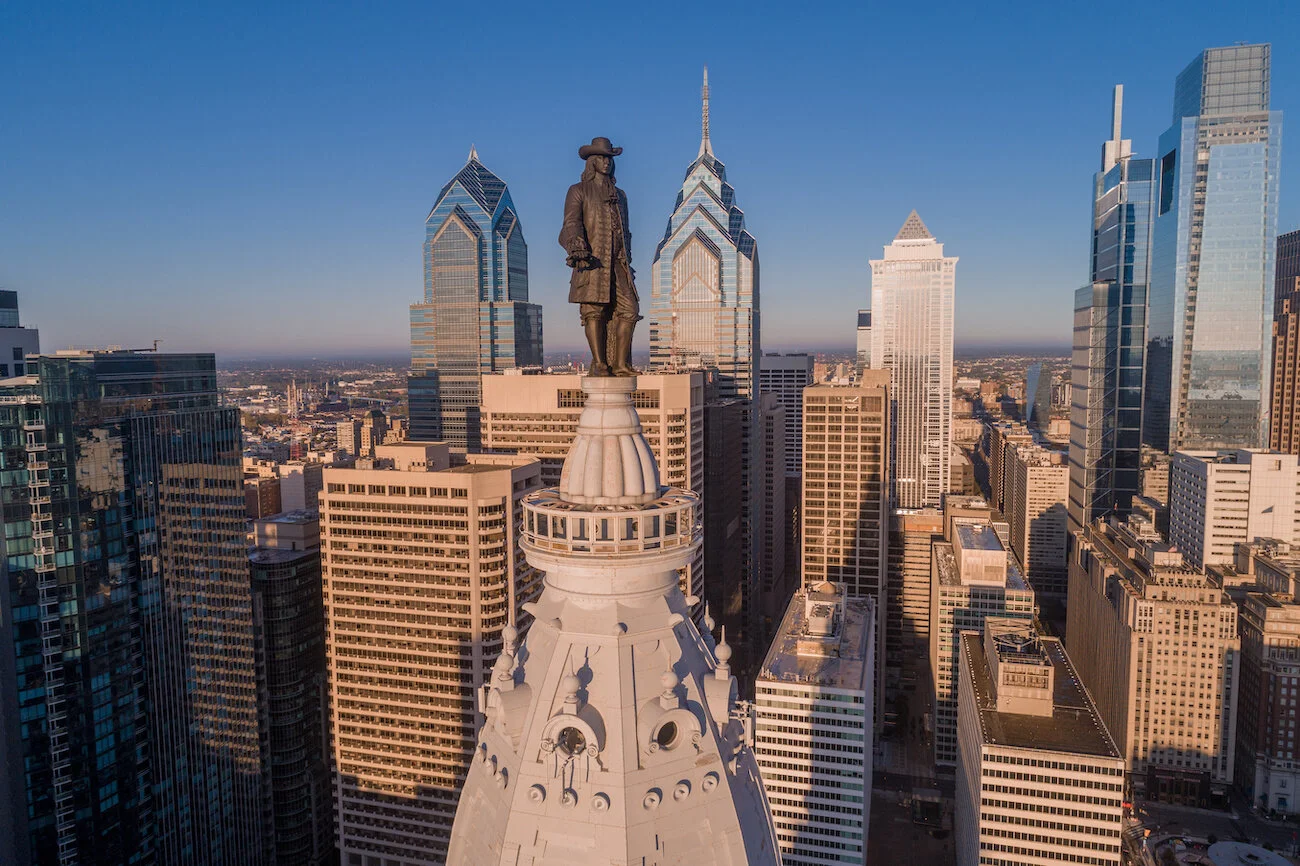 Why William Penn’s statue faces the way it does — Real Philly History ...