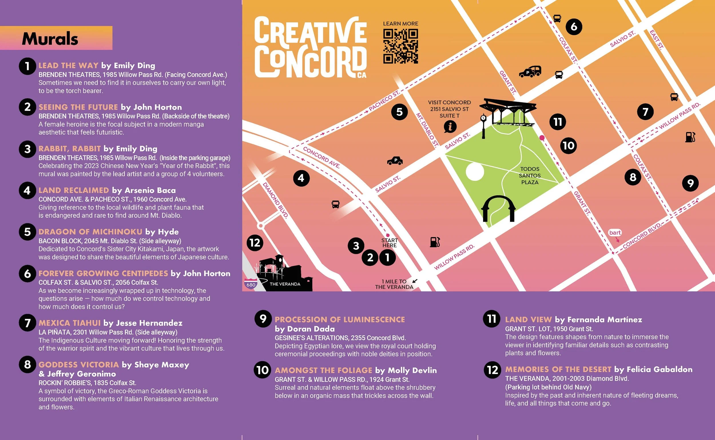Self Guided Art Tour Creative Concord CA Self Guided Art Tour Creative Concord CA