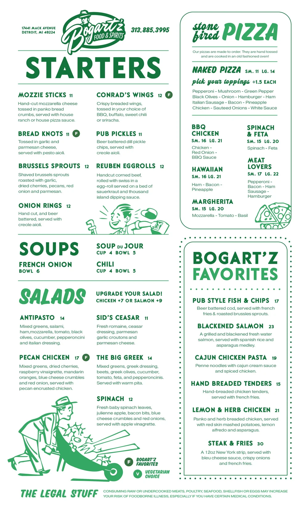 Our Menu — Your Site Title