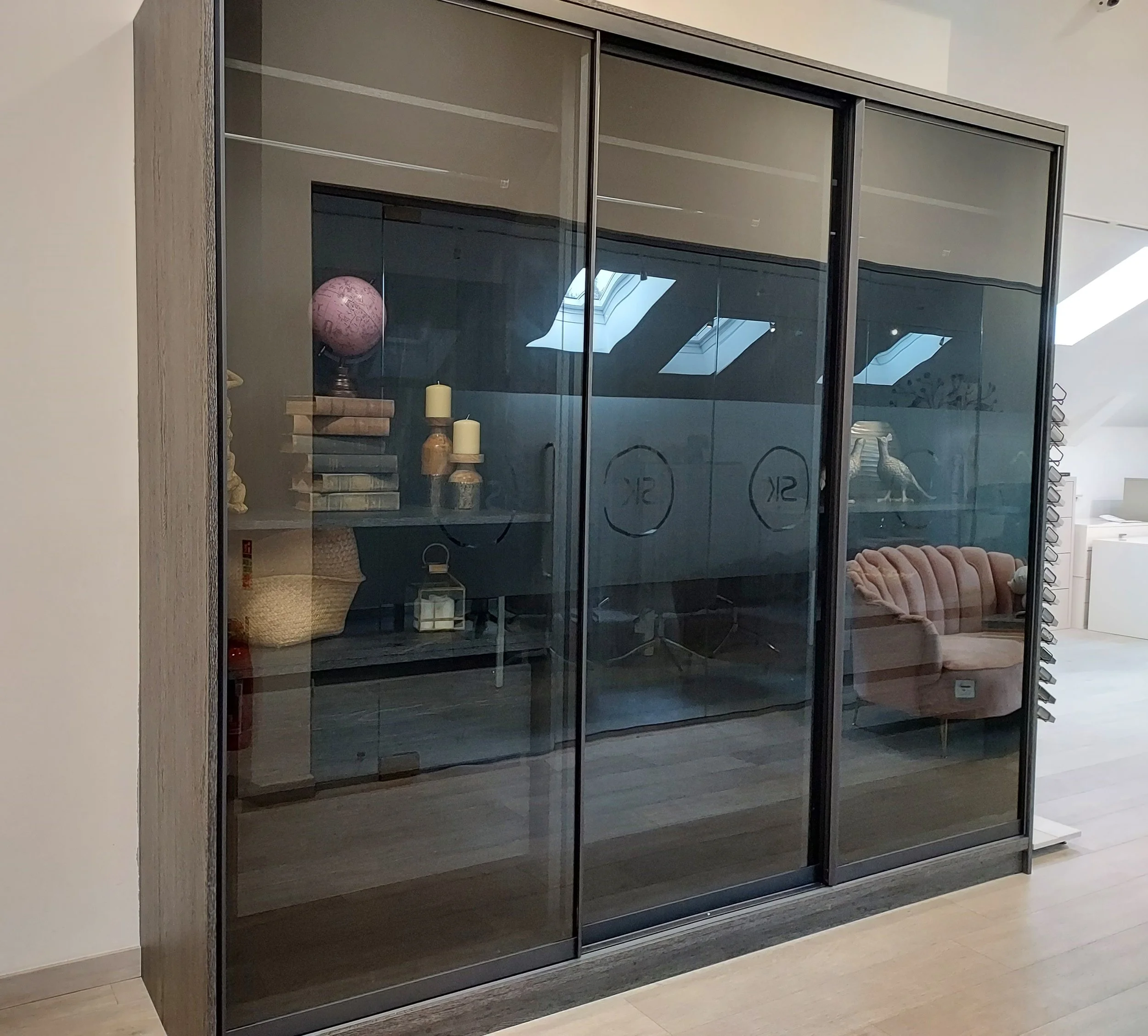 Ex-Display Halifax Oak Sliding Wardrobe — Simply Kitchens