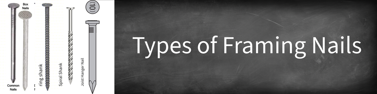 GUIDE TO FRAMING NAILS — MEXICAN CARPENTER