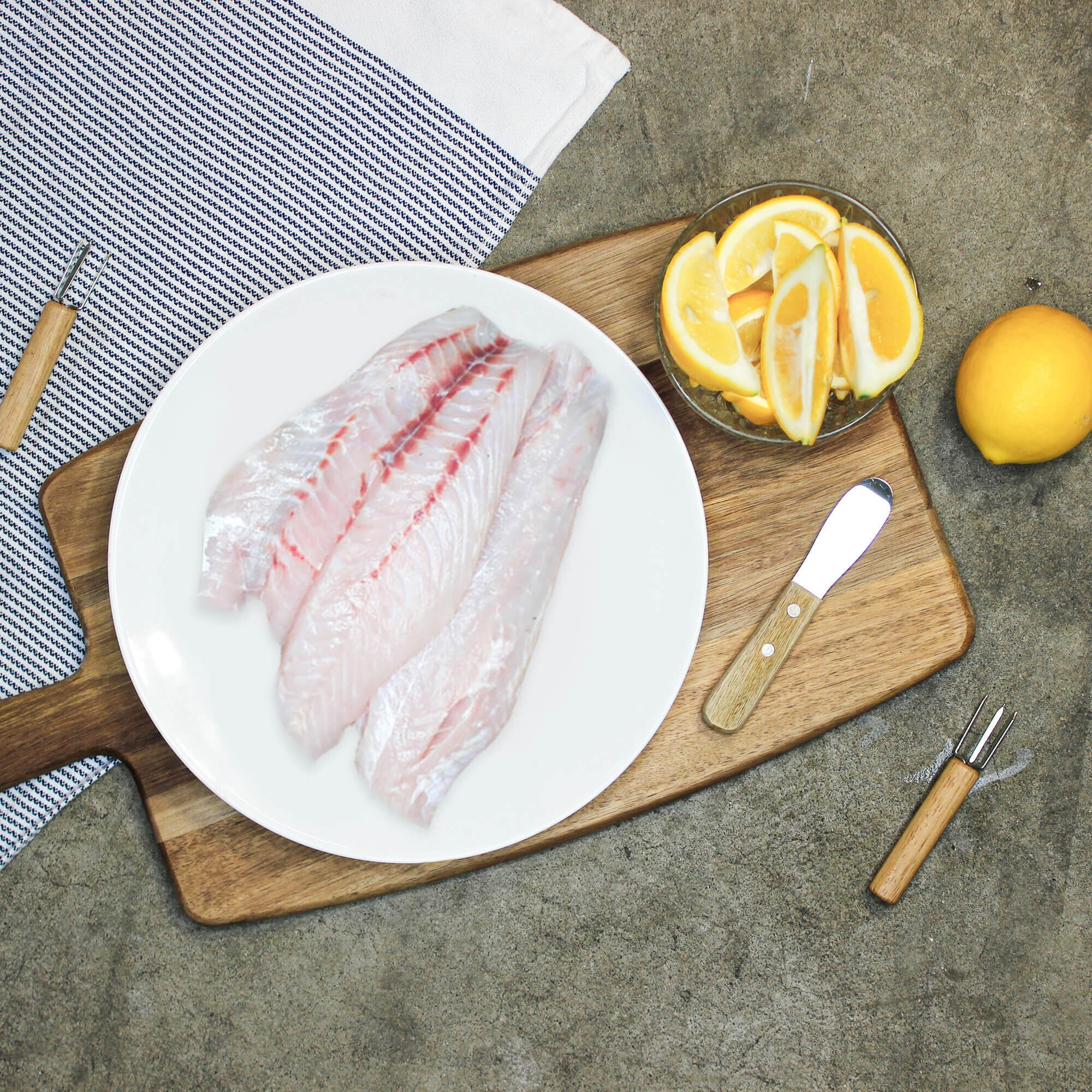 Blue Cod Fillets (Frozen 1KG) — Saltwater Seafoods NZ