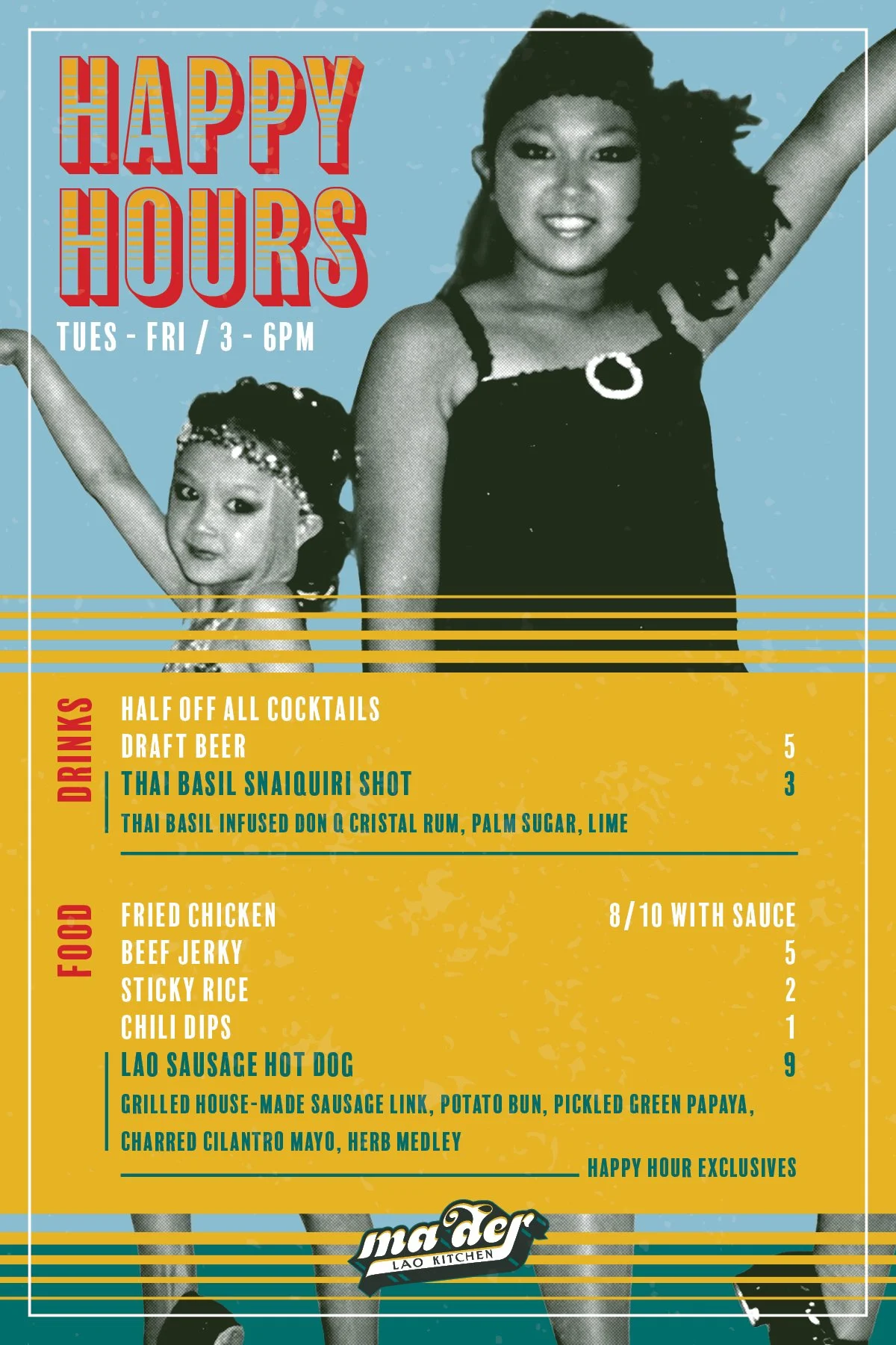 Menu — Ma Der Lao Kitchen