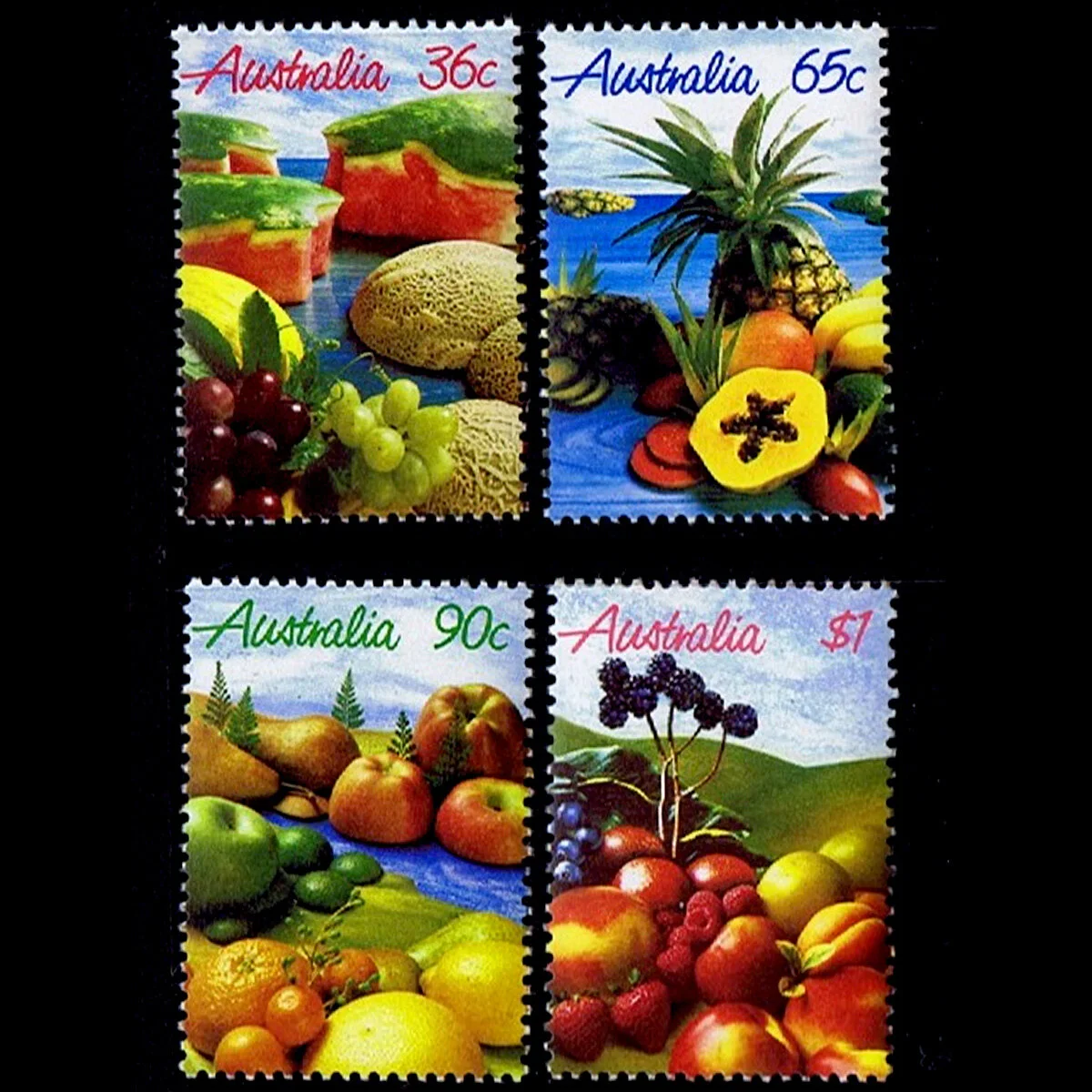 Australian Decimal Stamps, 1987 First Fleet: Cape of Good Hope, Set 3 ...