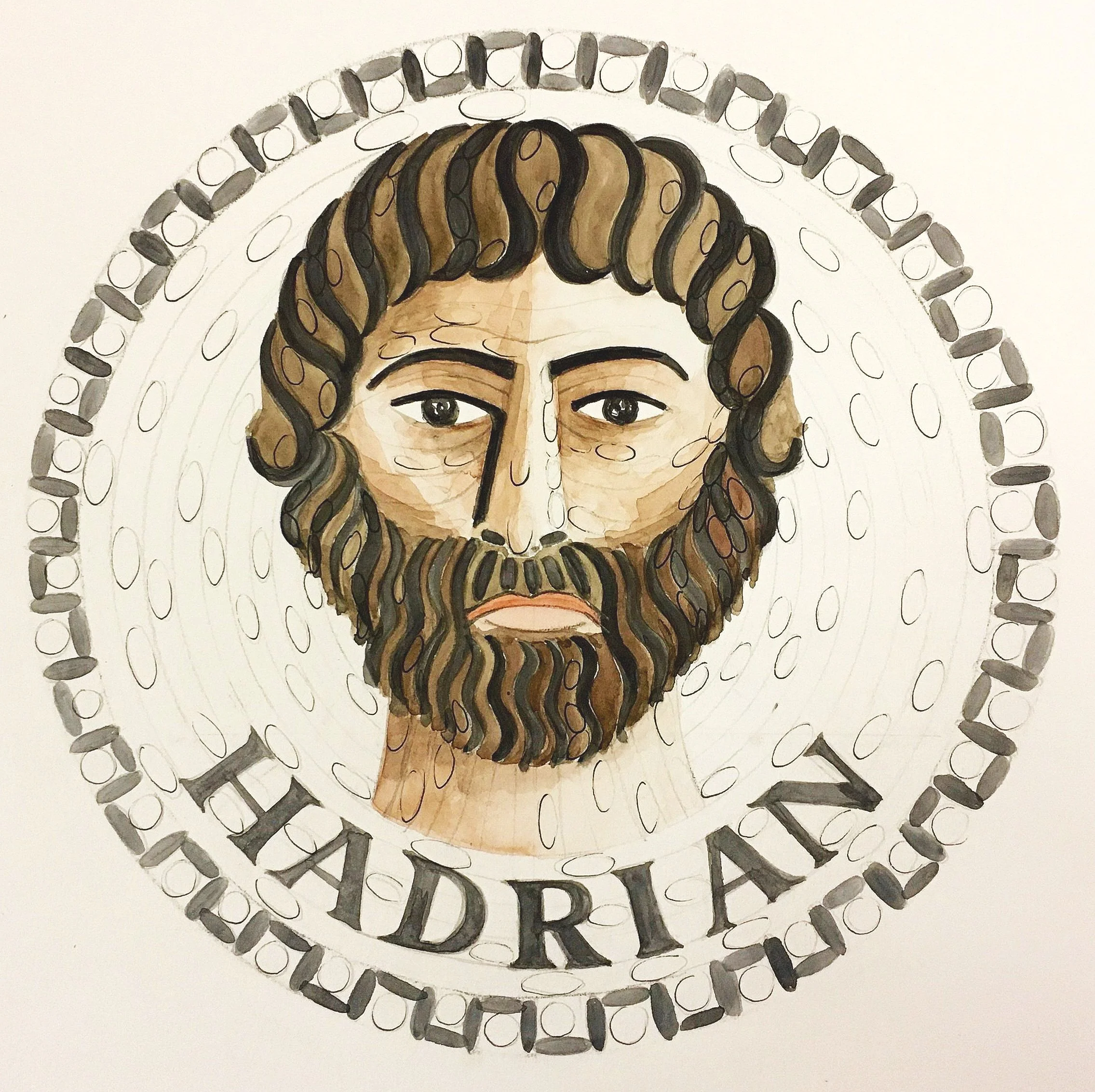 Hadrian’s Wall Mosaic 2022 — Pebble Mosaics & Cobblestone Design: Maggy ...