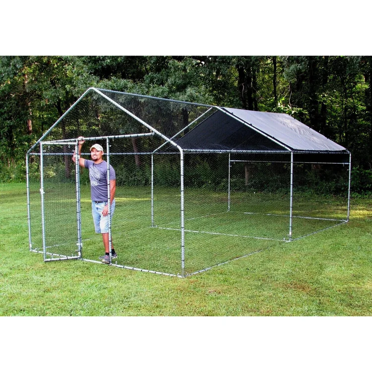 Movable Chicken Run Coop | 10ft x 20ft | Designed To Be Easily Moved ...
