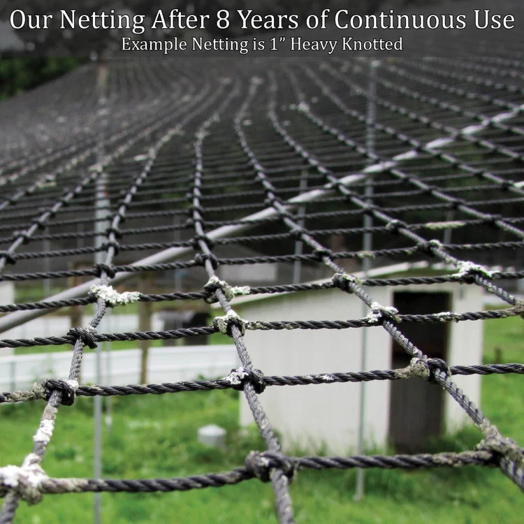 Heavy Knotted Poultry Netting (1"Mesh) | UV Stabilized for long life ...