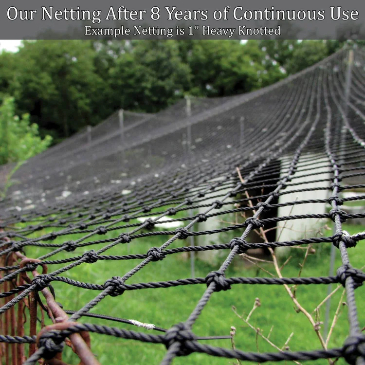 Heavy Knotted Poultry Netting (1"Mesh) | UV Stabilized for long life ...