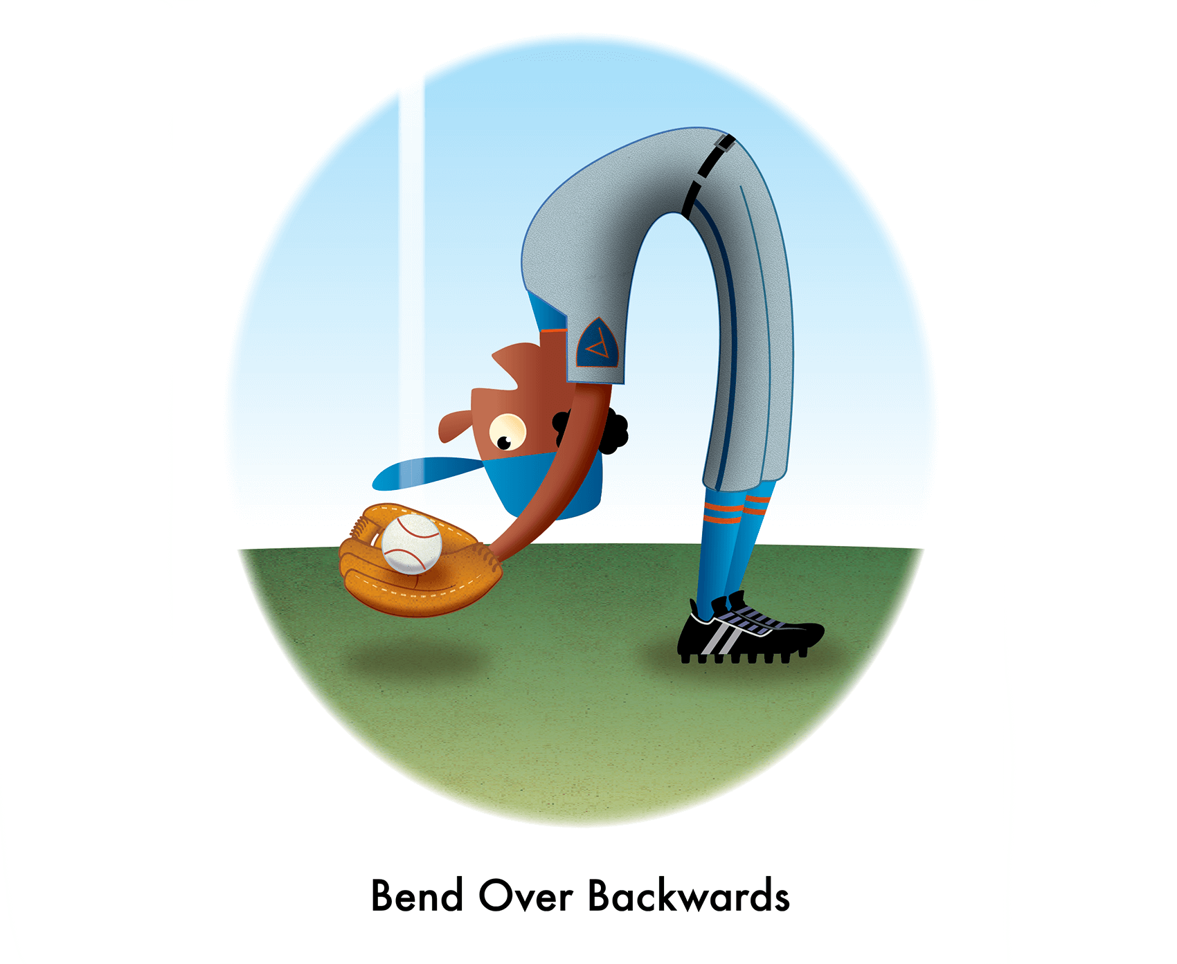 Bend Over Backwards Idiom
