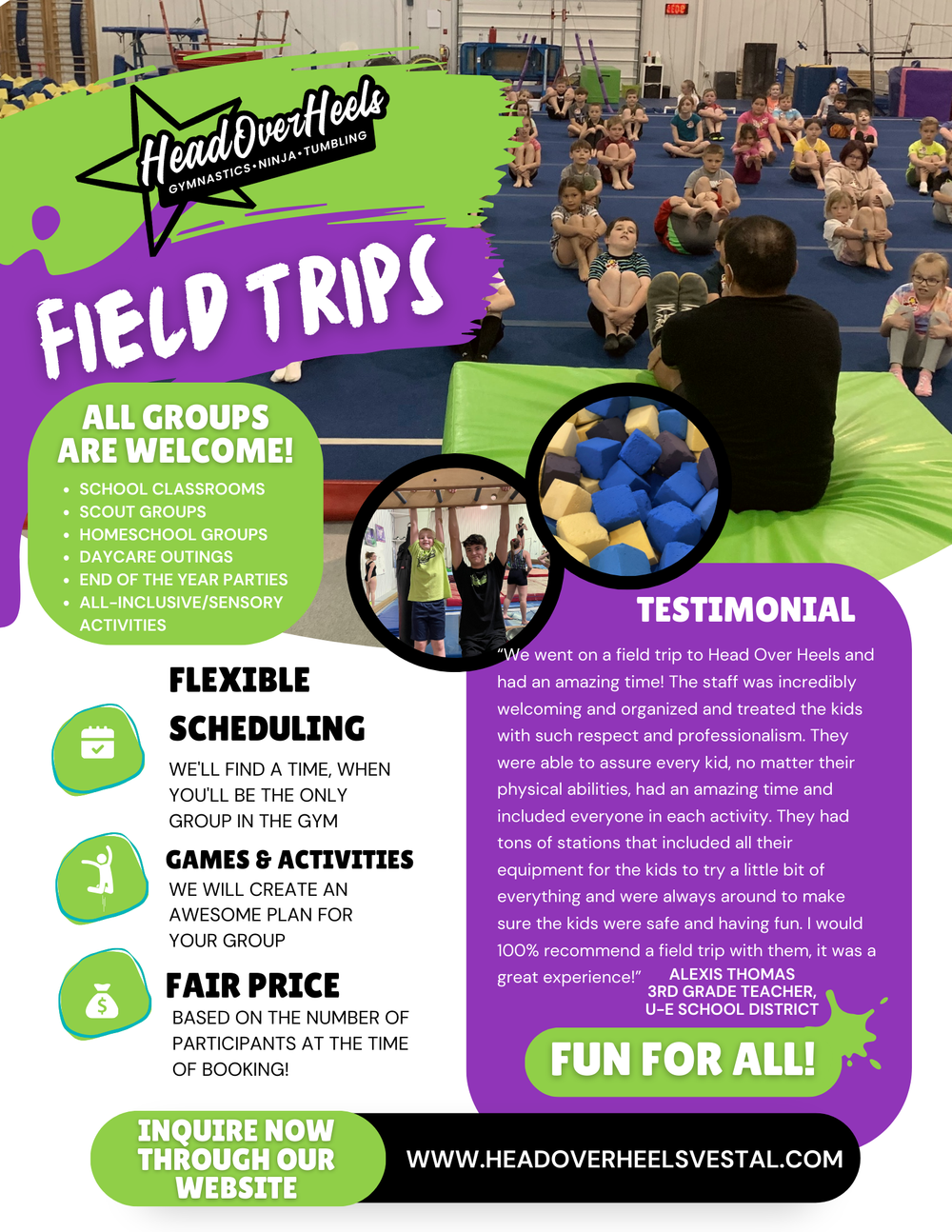 Field Trips — Head Over Heels