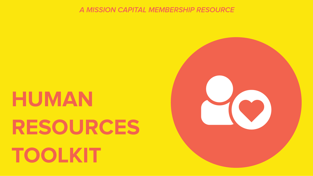 Resource Highlight: HR Toolkit — Mission Capital