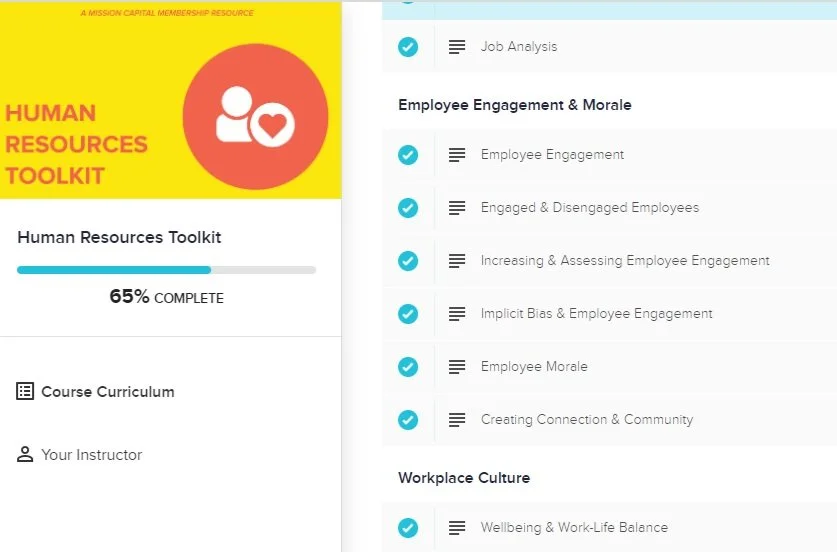 Resource Highlight: HR Toolkit — Mission Capital