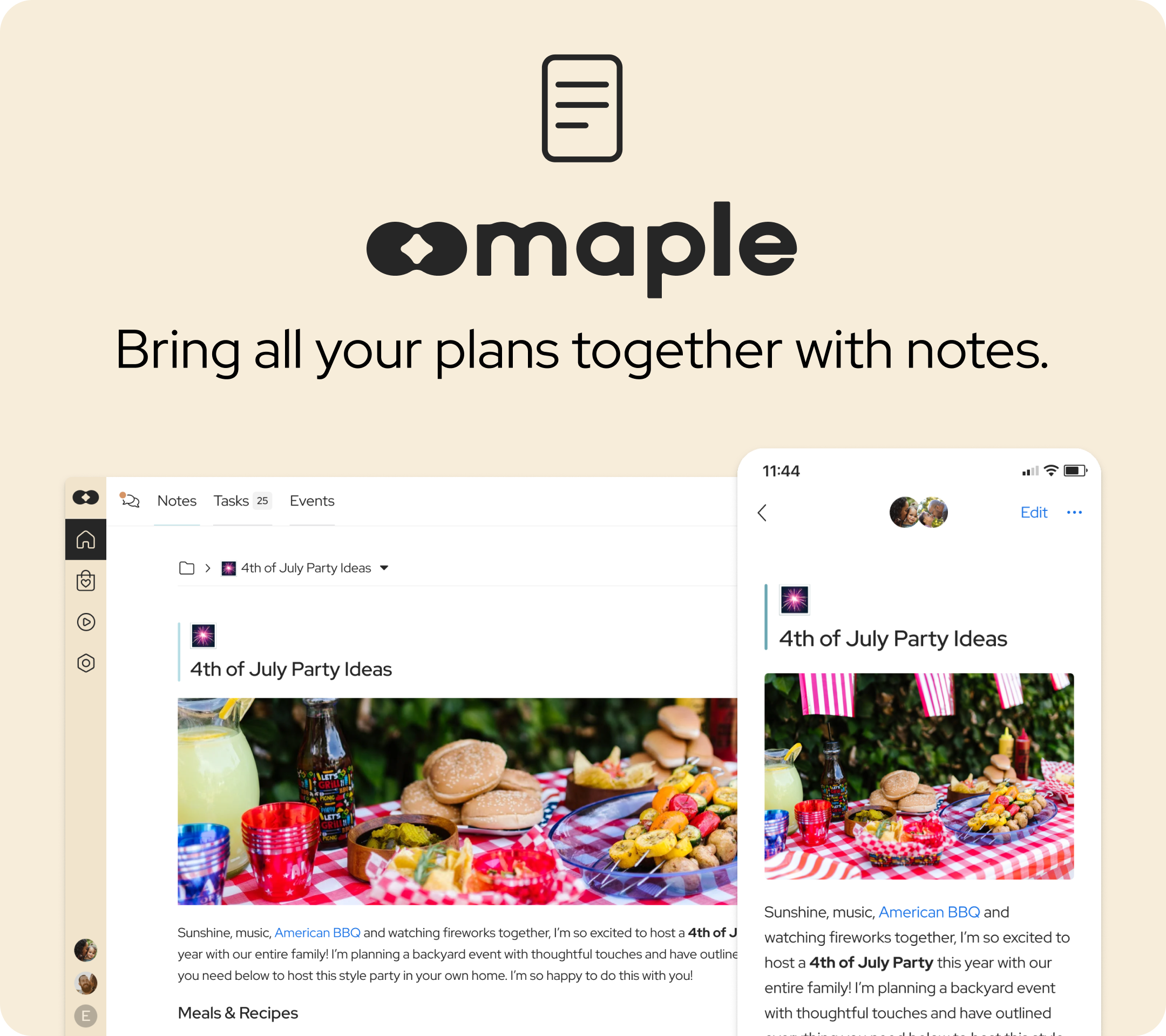 Maple - Tips & Discussions for Managing a Busy Household