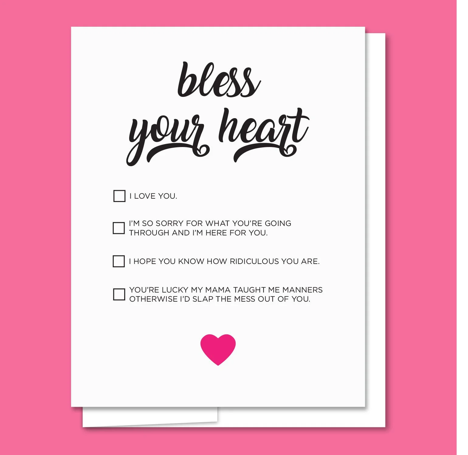 Everyday Cards — Quick Brown Fox Letterpress