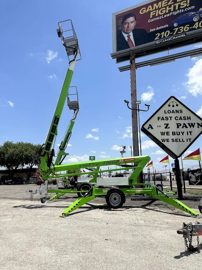 50ft Towable Lift- $325/Day — A to Z Rentals