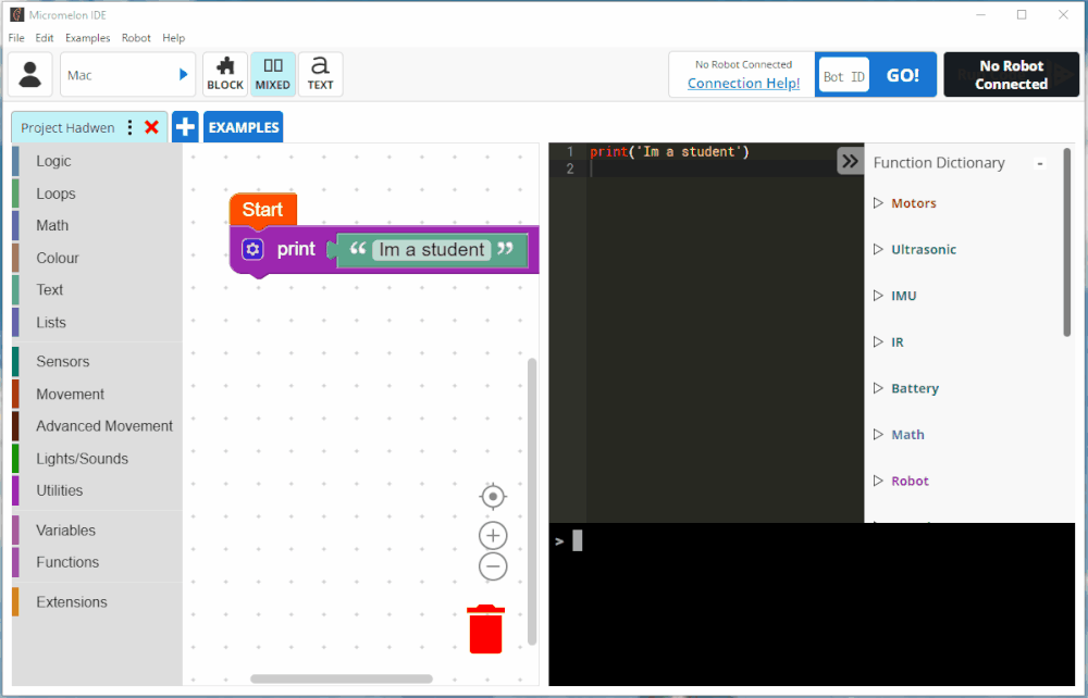 Using Classroom Management Features — Micromelon Robotics