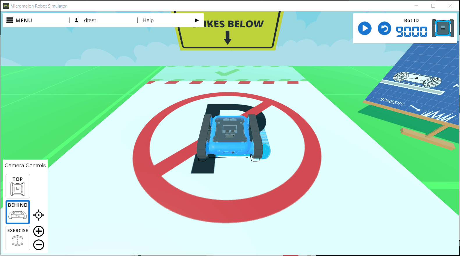 ICT GISP Micromelon Robot Simulator Program — Micromelon Robotics