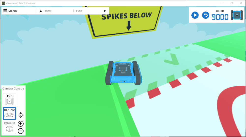 Getting Started With The Robot Simulator — Micromelon Robotics