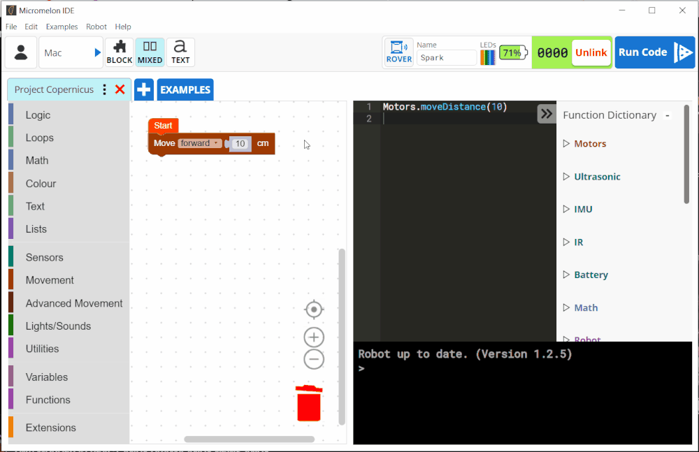 Getting Started With The Micromelon Rover — Micromelon Robotics