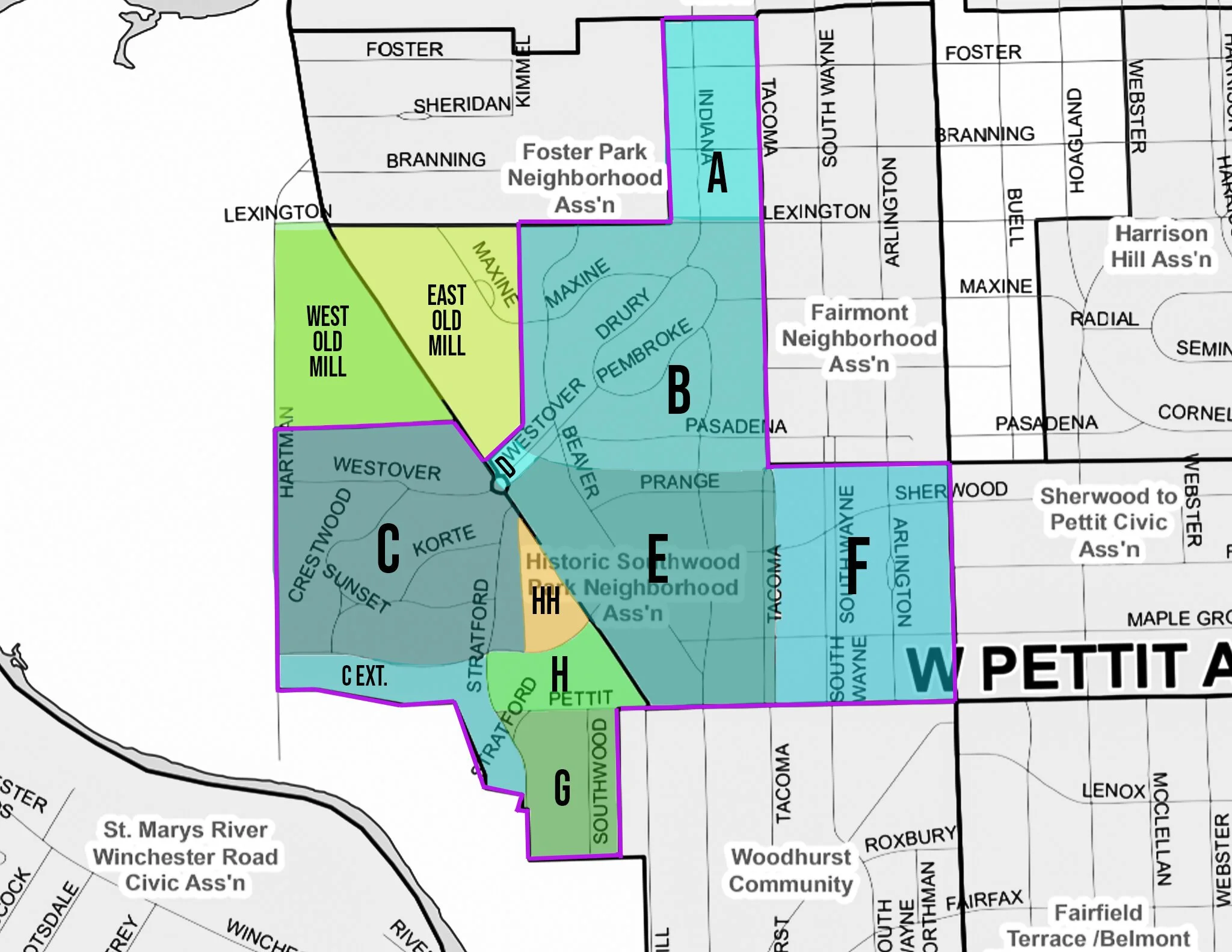 Maps — Historic Southwood Park