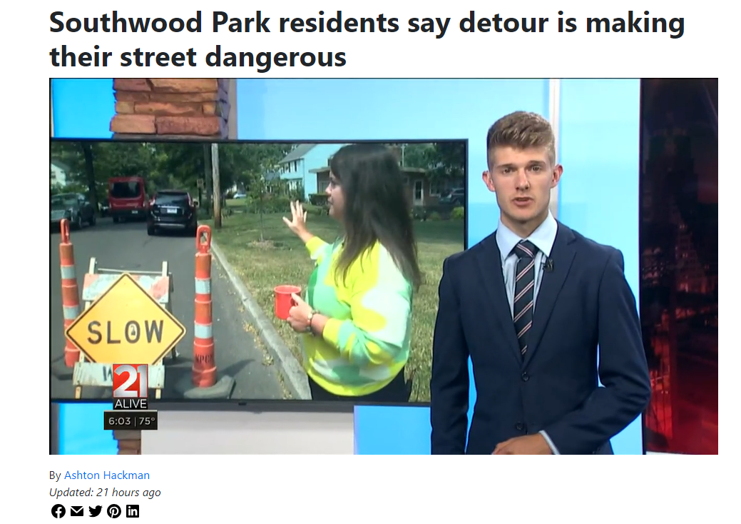 Detours Again — Historic Southwood Park
