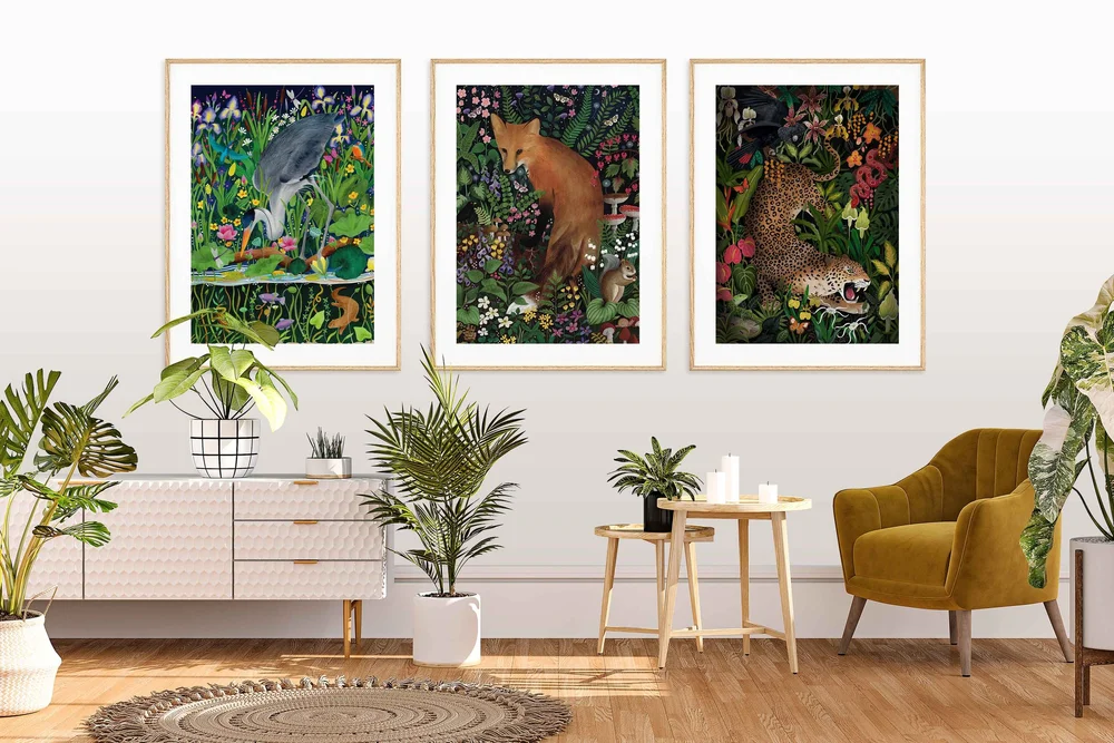 Using Tropical Art Prints in your interior design. — Bex Parkin