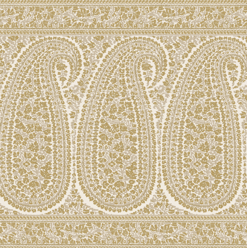 Zari Paisley, Red — Mahala Textiles