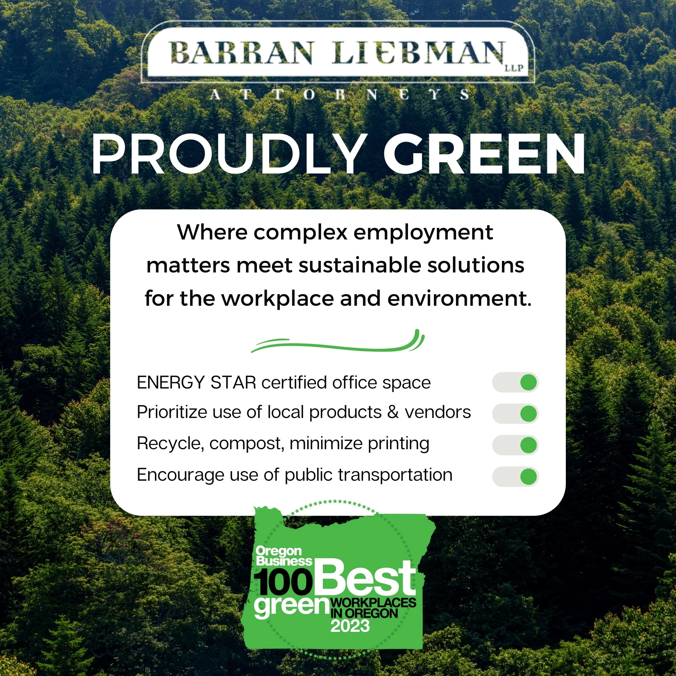 Firm News — Barran Liebman LLP