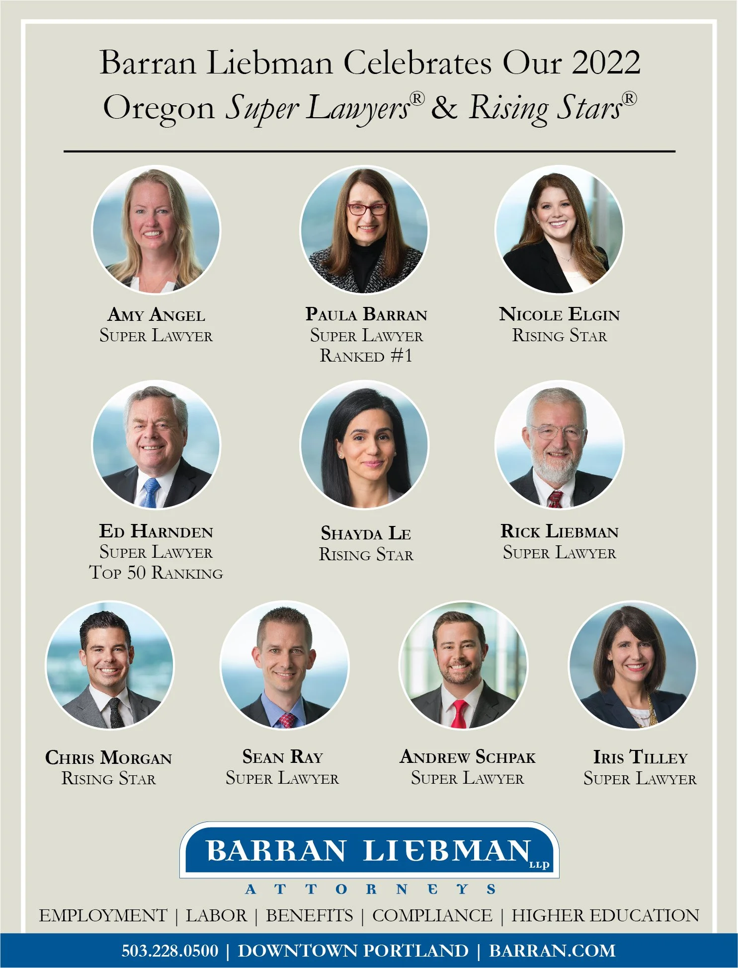 Firm News — Barran Liebman LLP