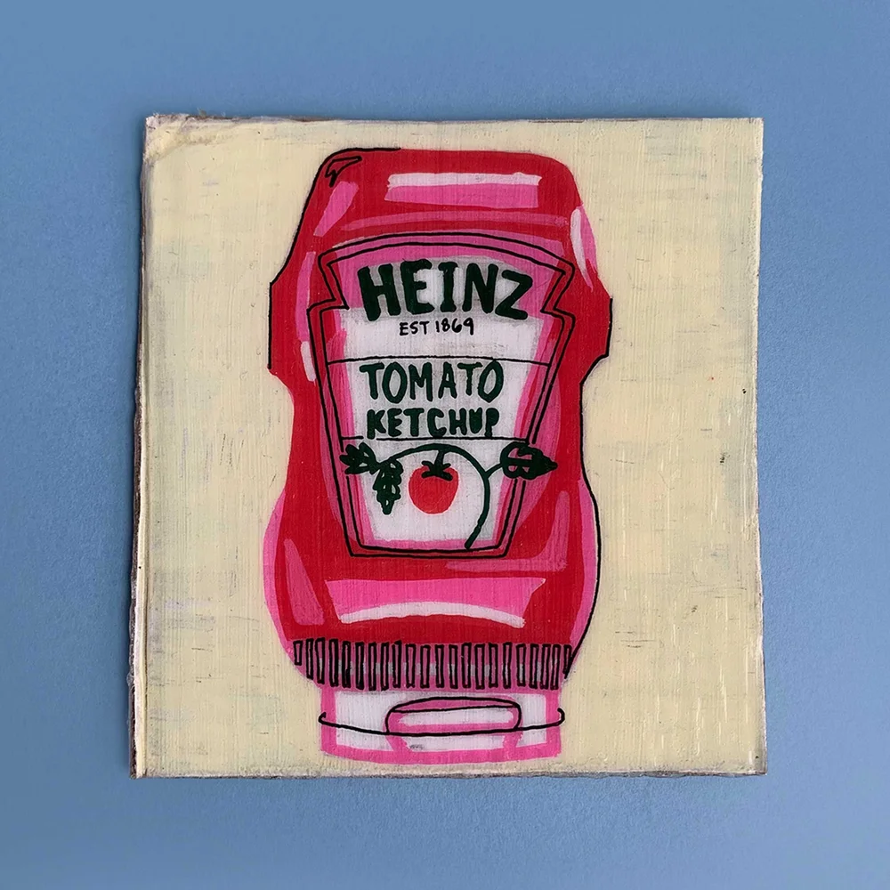 Heinz Ketchup Bottle Drawing