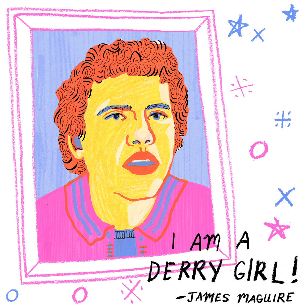 Portrait Illustration: Derry Girls | H Miller Ink | Freelance ...